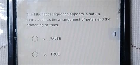 The Fibonaccl Sequence Appears In Natural StudyX