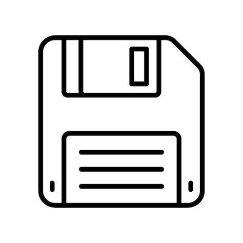 Premium Vector Floppy Disk Icon Vector Design Template In White Background