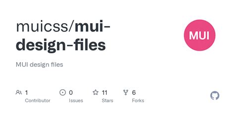 GitHub Muicss Mui Design Files MUI Design Files