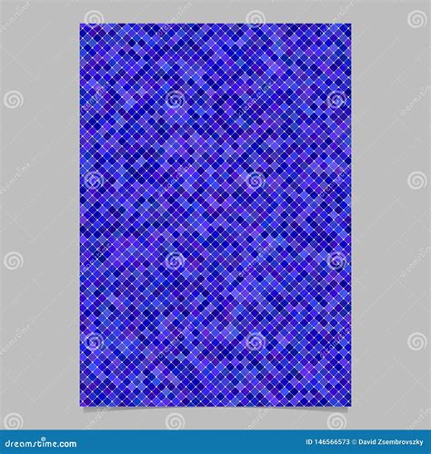 Square Pattern Flyer Design Vector Tile Mosaic Cover Background Stock Vector Illustration Of