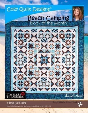 Joann Hoffman Beach Bums Quilt Pattern Cozy Quilts Camping Quilt