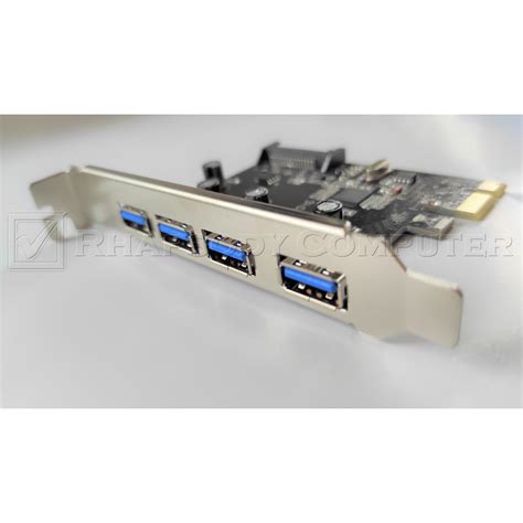 Jual PCI Express USB 3 0 4 Port Card Indonesia Shopee Indonesia