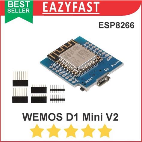 Jual Wemos D1 Mini V2 Esp8266 Esp 8266 Wifi Wireless Internet Arduino