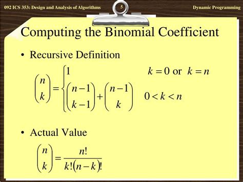 ppt ics 353 design and analysis of algorithms powerpoint