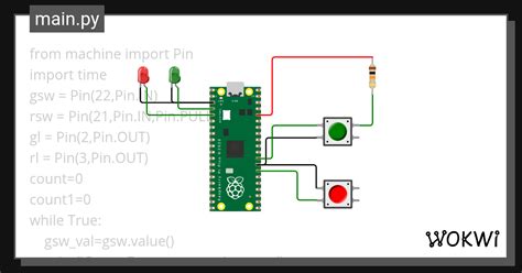Digital INPUT Wokwi ESP STM Arduino Simulator