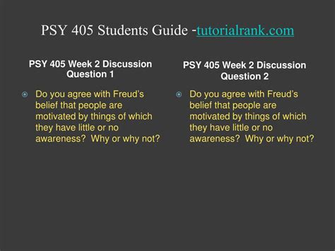 PPT PSY 405 Course Career Path Begins Tutorialrank Com PowerPoint Presentation ID 7322444