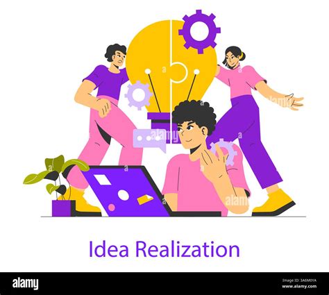 idea realization focuses on transforming concepts into reality through