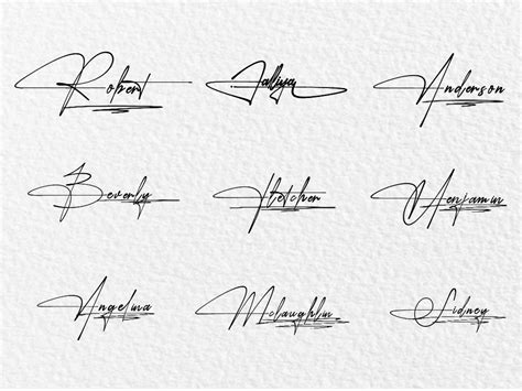 Remarkable Cursive Scripted Hand Drawn Autographs And Signature Logo Upwork