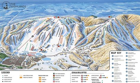 The Highlands Ski Maps