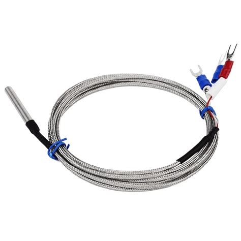 HIGH PRECISION INDUSTRIAL RTD PT100 Temperature Sensor With 2m 3 Cable 7 19 PicClick UK