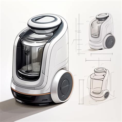 Premium Ai Image Sketches Of A Blender With A Blender And A Blender