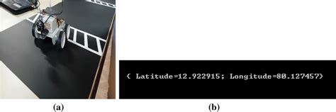 a sample speed bump detection b location coordinates of the speed bump download scientific