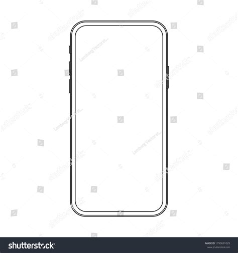 Iphone Line Drawing