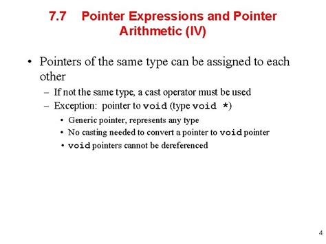 7 7 Pointer Expressions And Pointer Arithmetic Arithmetic