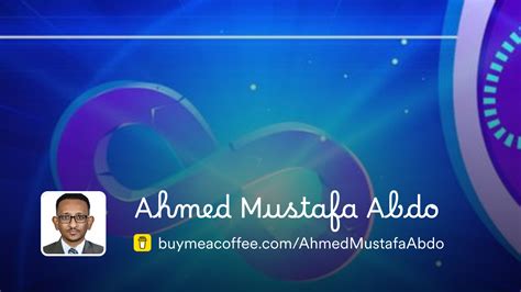 Ahmed Mustafa Abdo Is Software Architect And Technical Content Creator Buymeacoffee