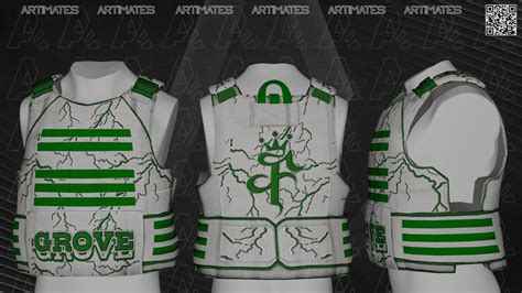 Grove Street Basic Vest Fivem Clothing