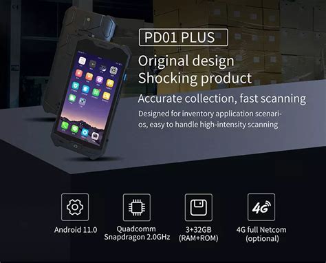 Android POS Terminal PDA Handheld Smart Mobile Pos System Capacitive Touch Android PD Plus