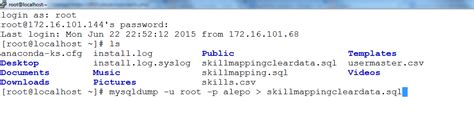 Ubuntu Where Does The Mysqldump Command Store The Backed Up Databases