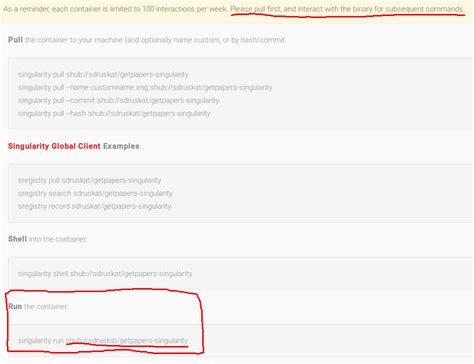 Resolve Discrepancy In Usage Documentation · Issue 4 · Singularityhubsingularityhub Docs · Github