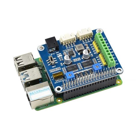 Dwukanałowy Sterownik Silników Krokowych Hat Dla Raspberry Pi Z Drv8825 Elty Pl