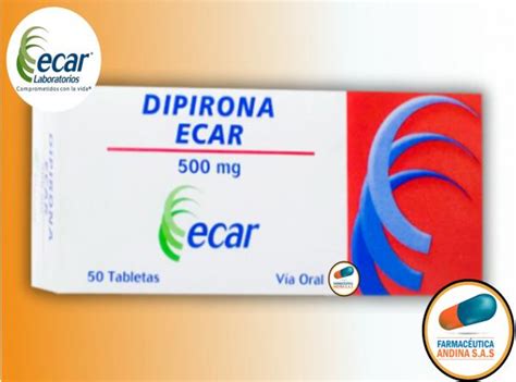 Dipirona 500 Mg Caja X 50 Tabletas Ecar