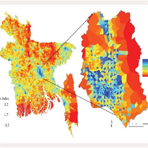 High Resolution Poverty Mapping Using Cell Phone Data Figure And Data Download Scientific