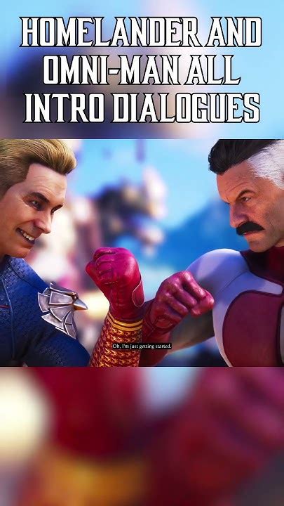 Homelander and Omni-Man All Intro Dialogues in Mortal Kombat 1 #mortalkombat1 #homelander # ...