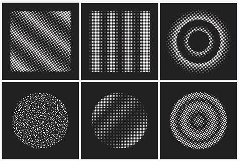 Halftone Bitmap Geometric Shape Motif Design Element 49054438 Vector