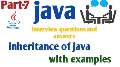 Part 7 Inheritance Of Java Interview Questions And Answersin Telugu