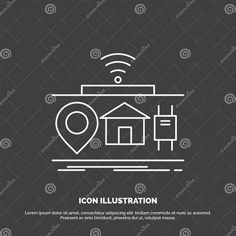 Iot Gadgets Internet Of Things Icon Line Vector Symbol For Ui And