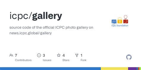 Github Icpcgallery Source Code Of The Official Icpc Photo Gallery On Newsicpcglobalgallery