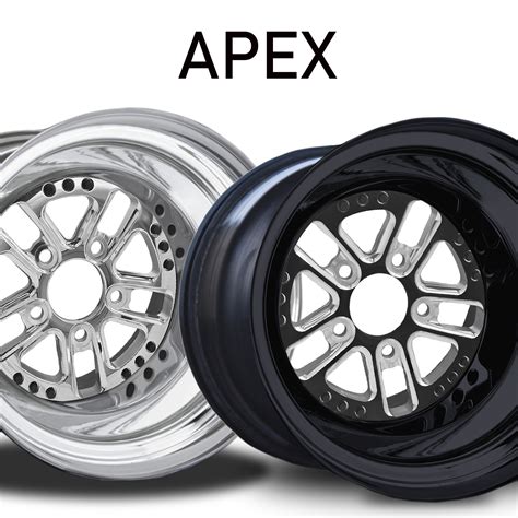 Apex Rear Drag Race Wheels Non Beadlock Rc Components