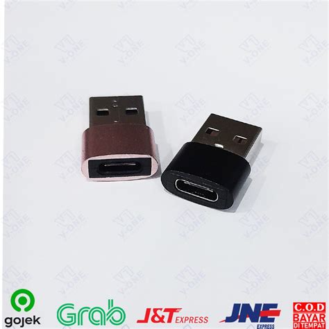 Jual Adapter Konverter Type C To USB A Conector USB 3 0 To USB C OTG Shopee Indonesia