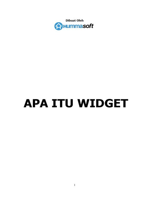 Modul 2 Apa Itu Widget Pdf