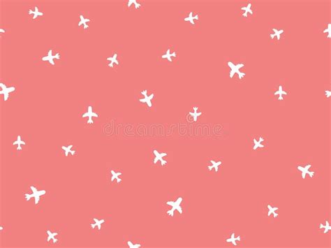 Airplane Vector Seamless Texture Stock Vector Illustration Of Tiling Decor 321893918