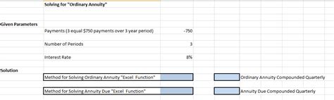 Solved Solve For Ordinary Annuity Using The Data Above Chegg