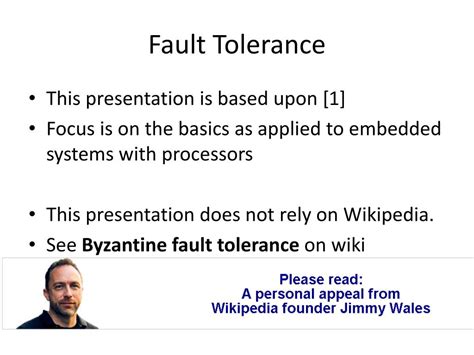 Ppt Fault Tolerance In Embedded Systems Powerpoint Presentation Free Download Id1581311