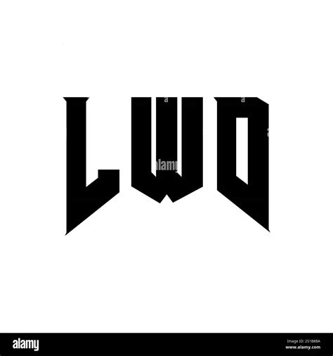 Lwd Letter Logo Design For Technology Company Lwd Logo Design Black