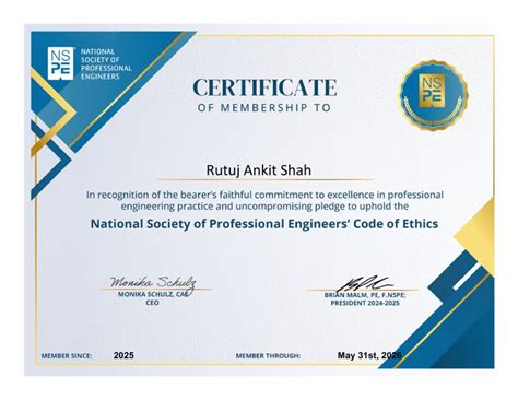 Rutuj Ankit Shah On Linkedin Nspe Engineeringexcellence