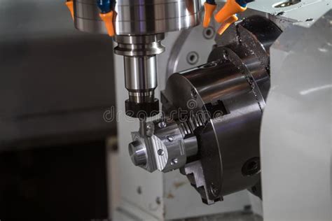 CNC Turning Center Stock Photo Image Of Carbide Industry