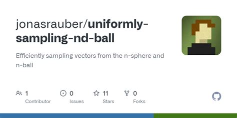 GitHub Jonasrauber Uniformly Sampling Nd Ball Efficiently Sampling Vectors From The N Sphere
