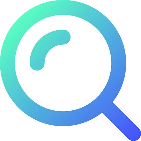 Magnifying Glass Pixel Perfect Gradient Linear Ui Icon Enlarging