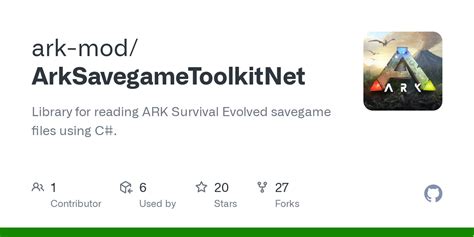 GitHub Ark Mod ArkSavegameToolkitNet Library For Reading ARK Survival Evolved Savegame Files
