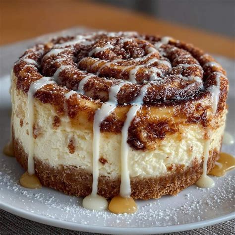 Easy Cinnamon Roll Honey Bun Cheesecake Recipe
