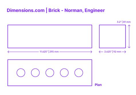 CMU Regular Dimensions Drawings Dimensions Com