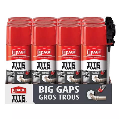 Lepage Tite Foam Big Gaps Spray Foam Insulation Sealant Interior