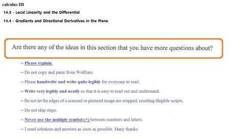 Solved Local Linearity And The Differential Gradients And