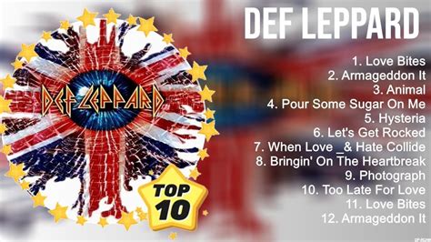 Def Leppard Greatest Hits ~ Best Songs Of 80s 90s Old Music Hits