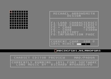 CSDb Charset Editor Preview By Padua