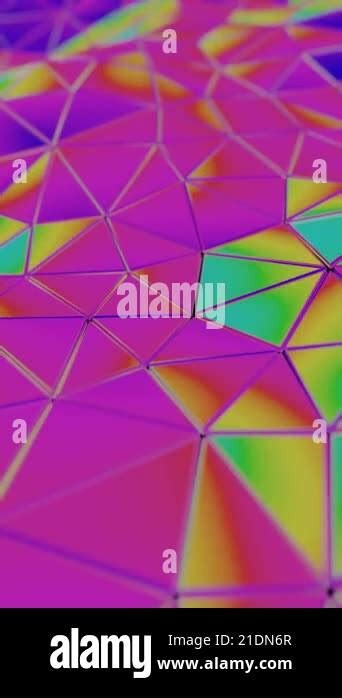 Abstract Background Of 3 D Polygonal Shapes With Different Geometric Shapes Modern Futuristic